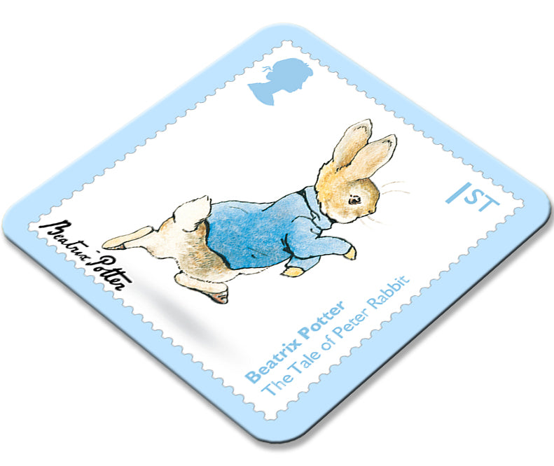 Beatrix Potter Stamp Peter Rabbit Coaster – snowgooseandlily