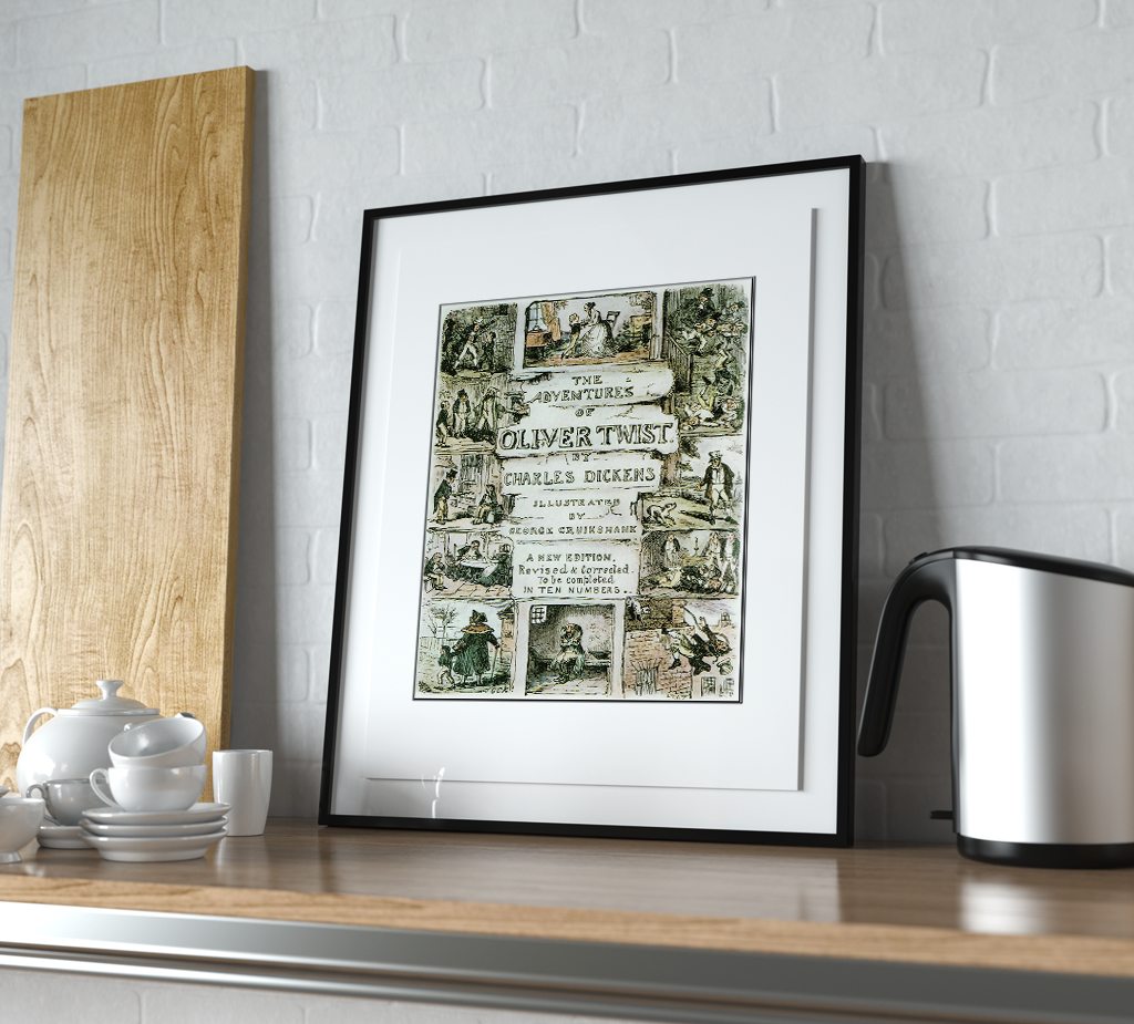 Dickens Oliver Twist Cover Print – snowgooseandlily