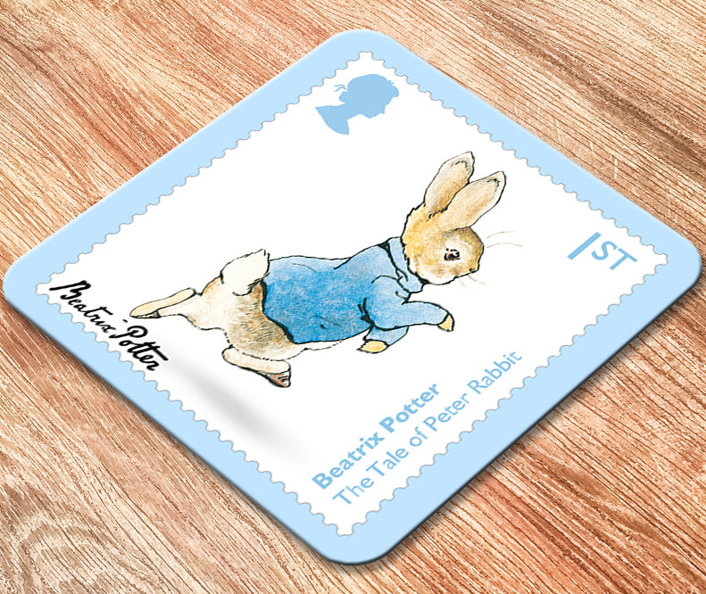 Beatrix Potter Stamp Peter Rabbit Coaster – snowgooseandlily