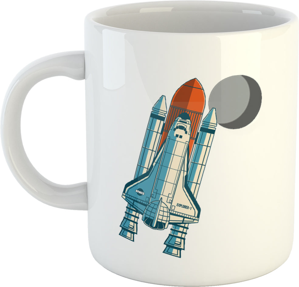 Shuttle & Moon Mug – snowgooseandlily